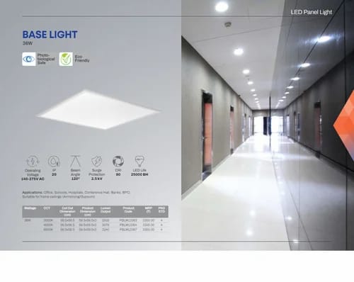 Buy Panasonic led 2*2 base light 36w white Online in Nepal - Sixkey
